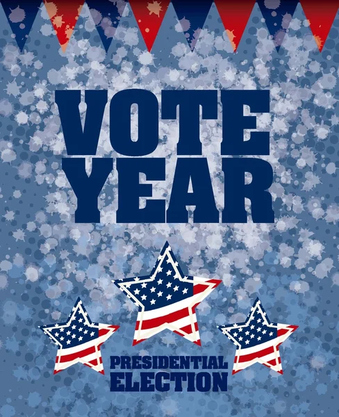 Patriotic - Election Day Vector Illustration - your vote counts Stock ...