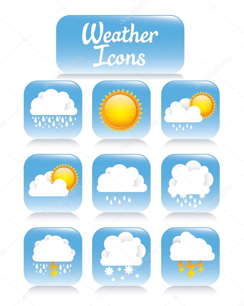 Iconos meteorológicos Vector de stock #20533195 de ©grgroupstock