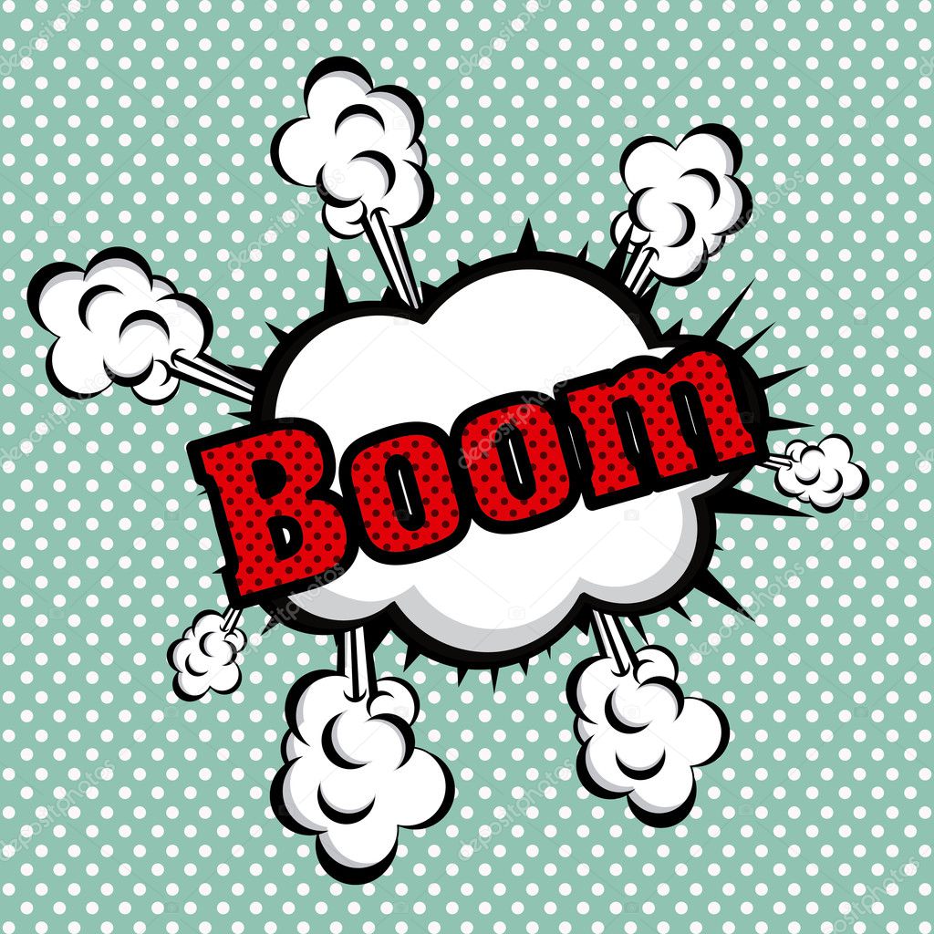 Boom comics icon Stock Vector Image by ©grgroupstock #26274313