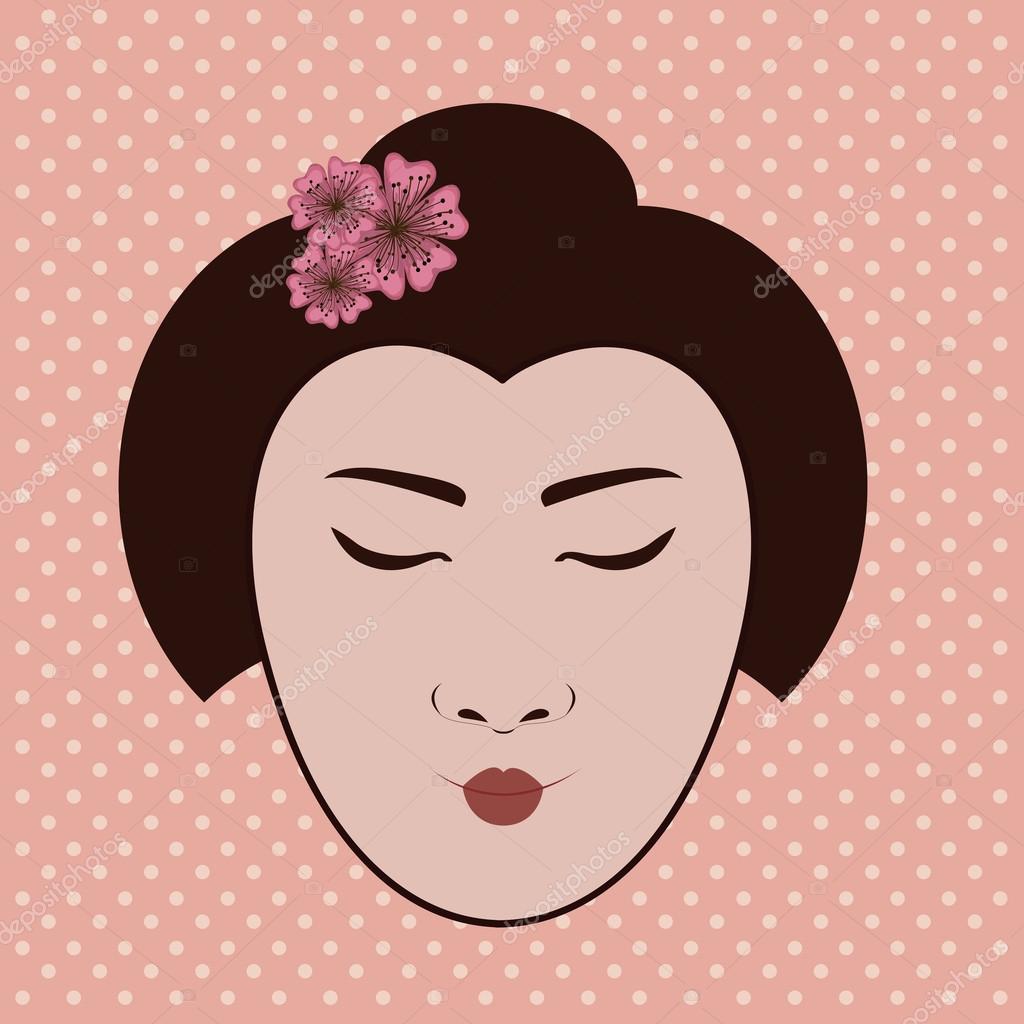Japanese face Stock Vector by ©grgroupstock 26956209