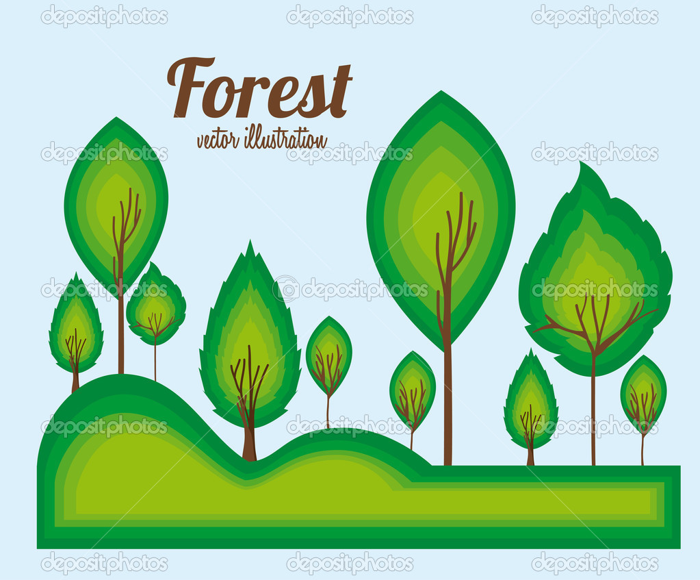 Forest design Stock Vector Image by ©grgroupstock #29829719