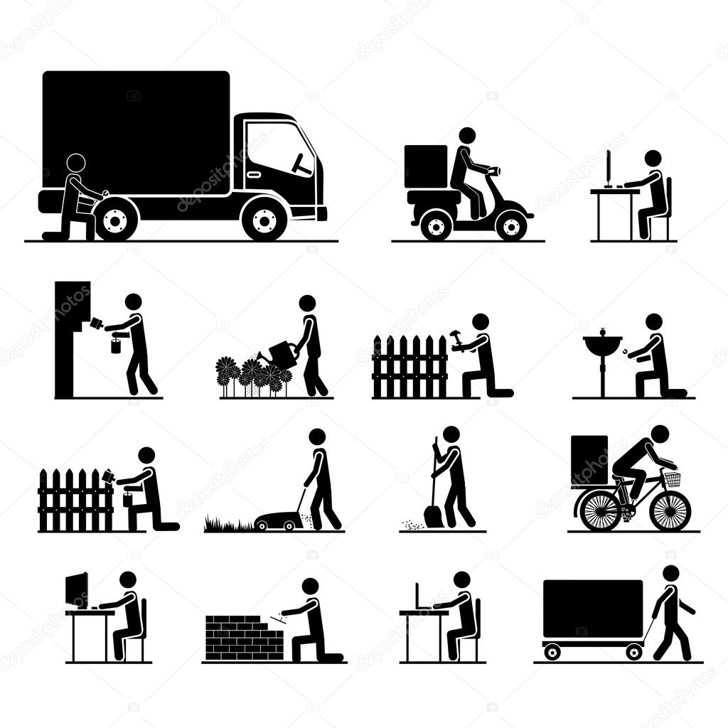 Iconos de empleo Vector de stock #30524129 de ©grgroupstock