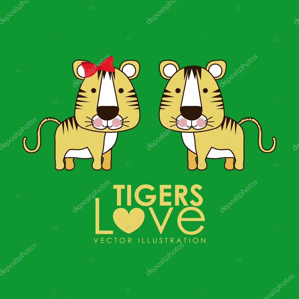 Tigers design Stock Vector by ©grgroupstock 30894175