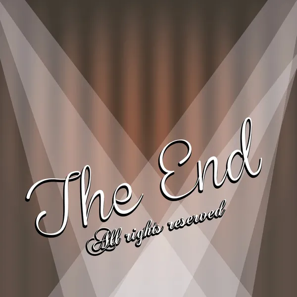 The end label Stock Vector Image by ©grgroupstock #30937097