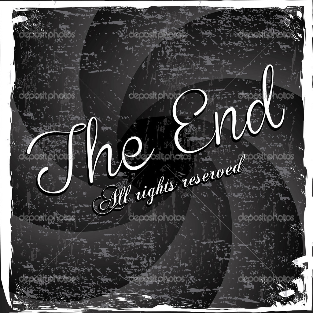 The end label Stock Vector Image by ©grgroupstock #30941361