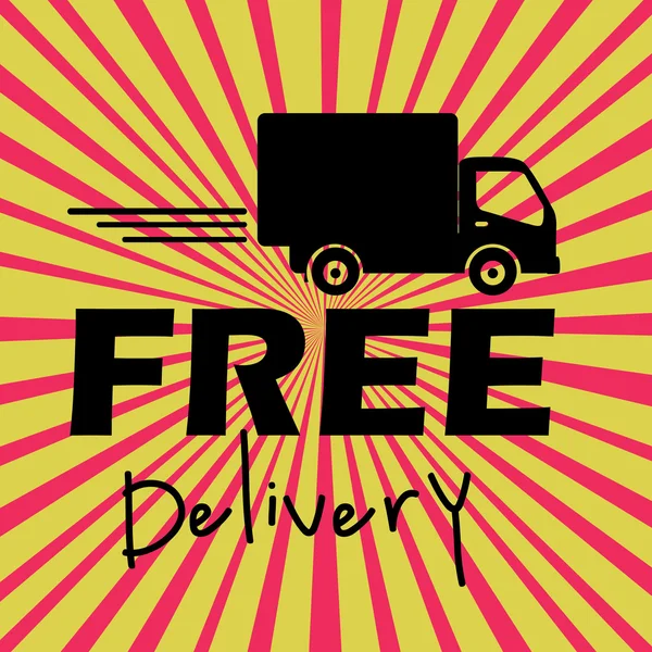 Free delivery sticker Stock Vector Image by ©grgroupstock #6119517