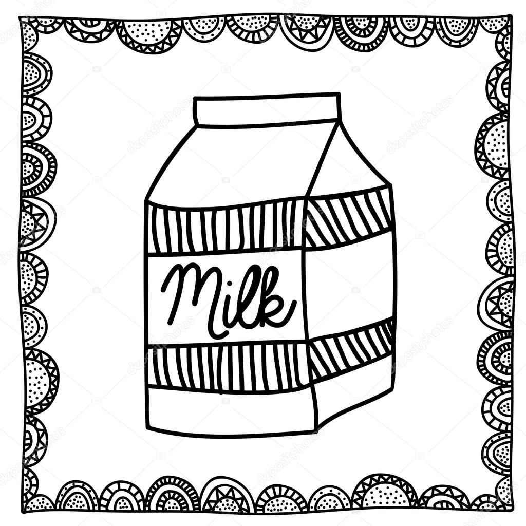 Milk drawing Stock Vector Image by ©grgroupstock #33186807