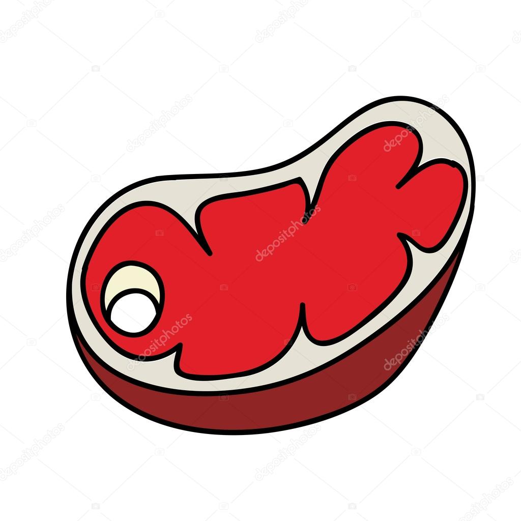 Vectores De La Carne De Dibujos Animados Descargar