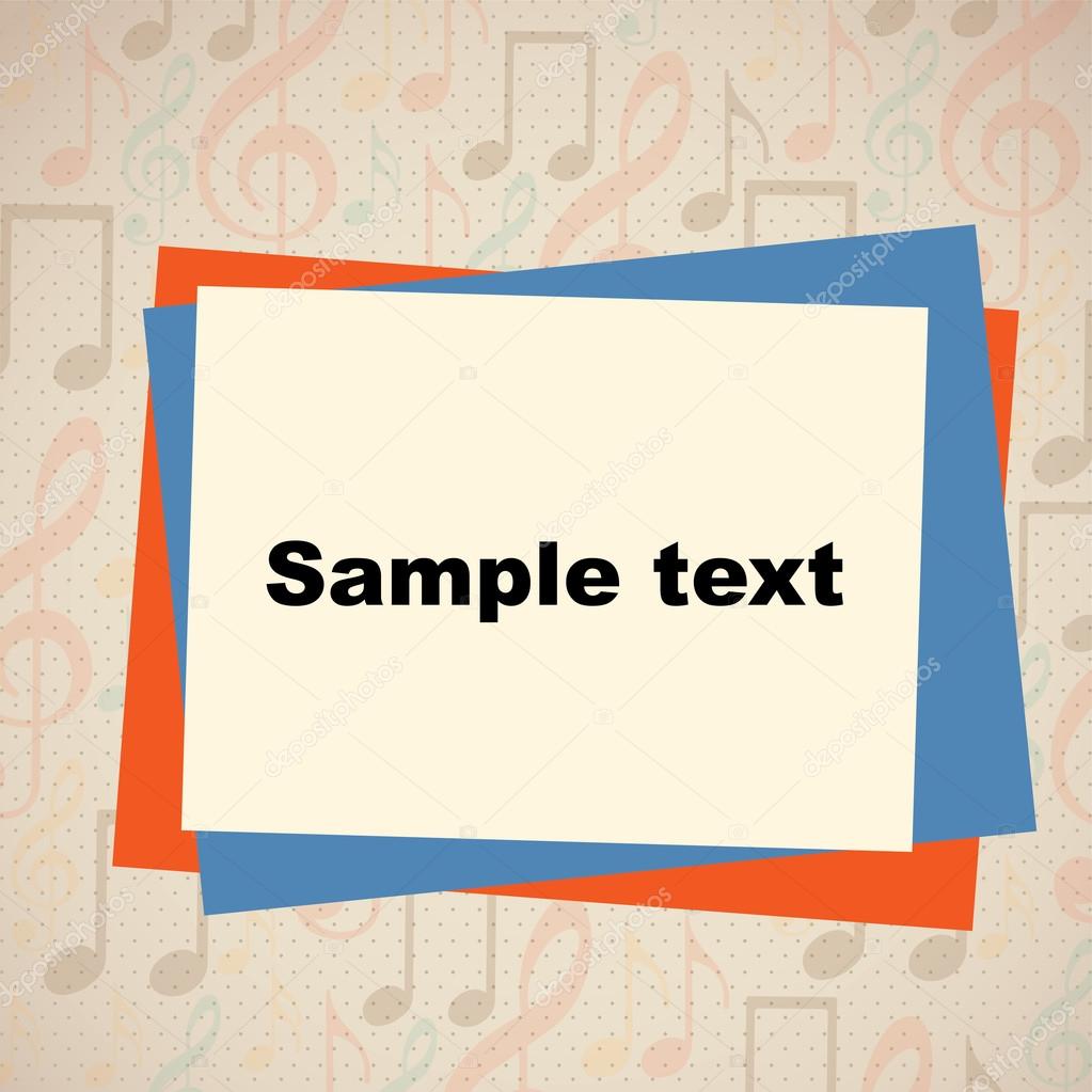 Sample text Stock Vector by ©grgroupstock 35480483