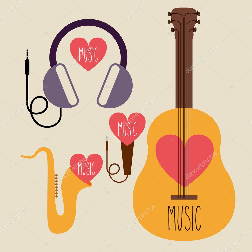 Musical design Stock Vector by ©grgroupstock 40189329