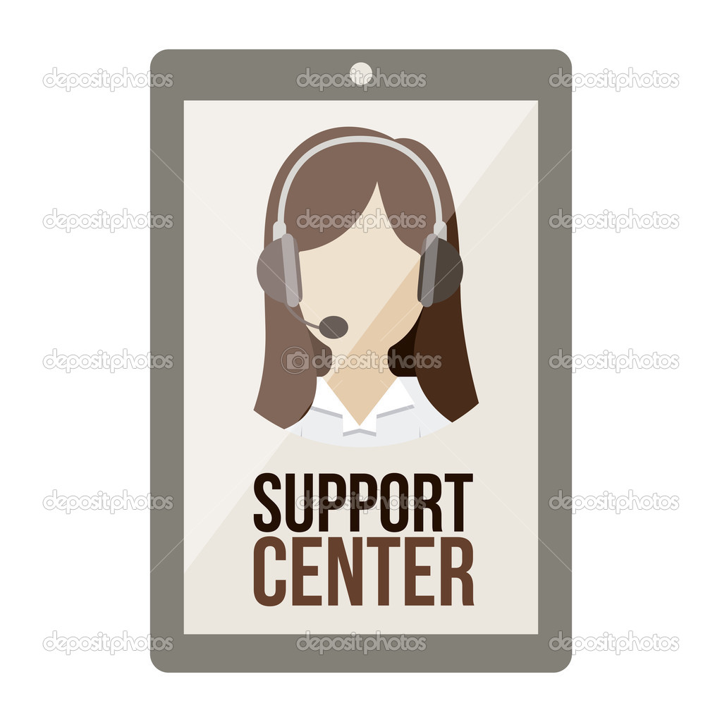 Support center design Stock Vector Image by ©grgroupstock #43711161