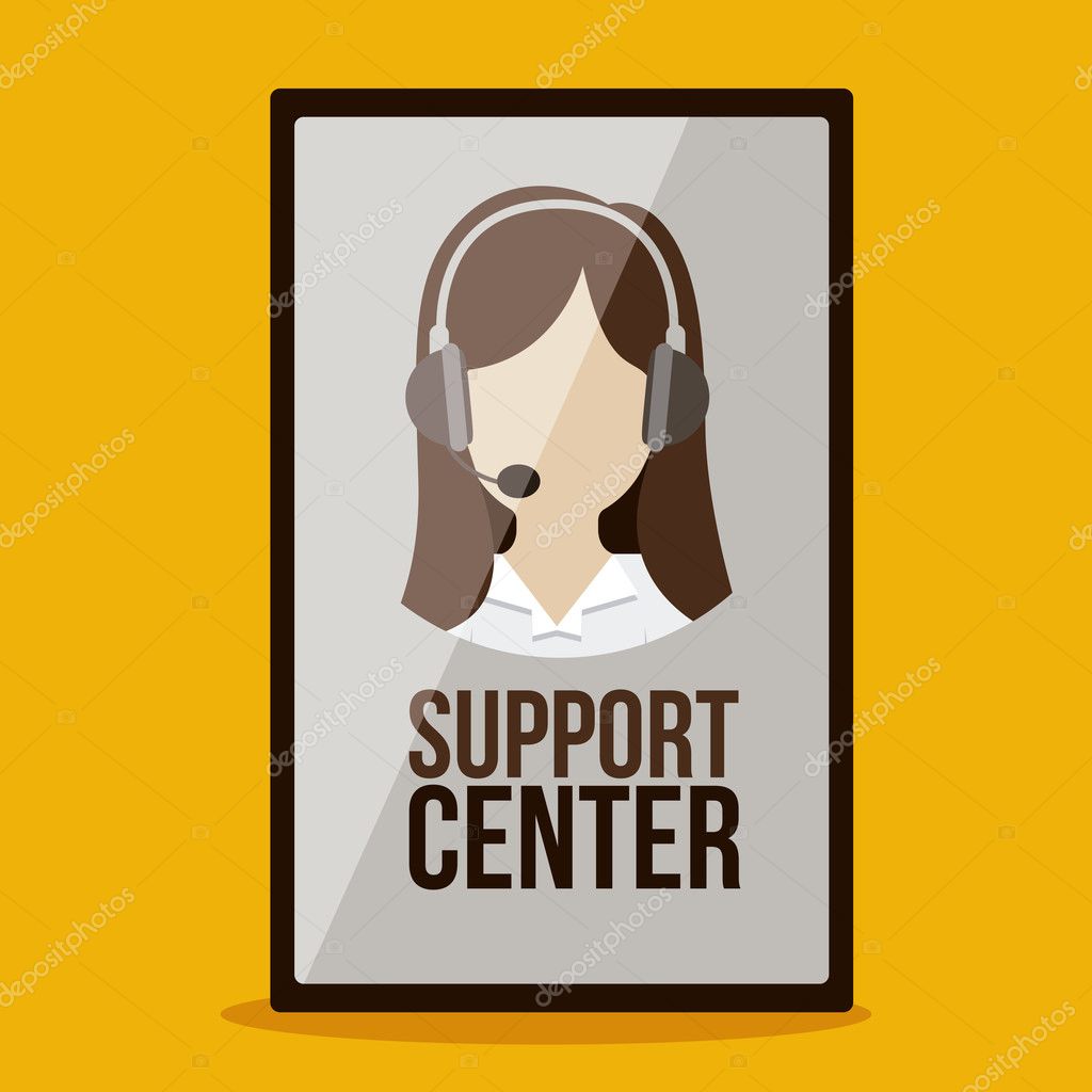Support center design Stock Vector Image by ©grgroupstock #43713439