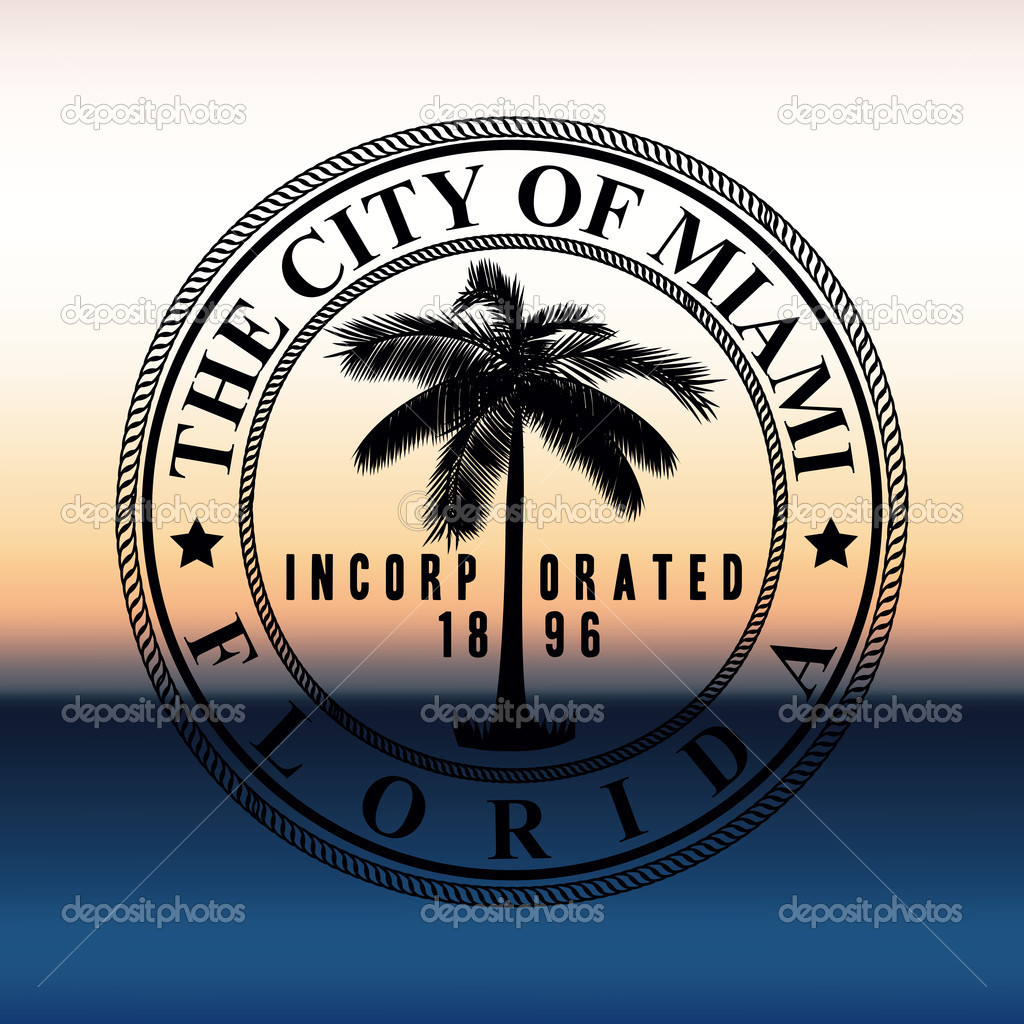Miami design Stock Vector Image by ©grgroupstock #48274863