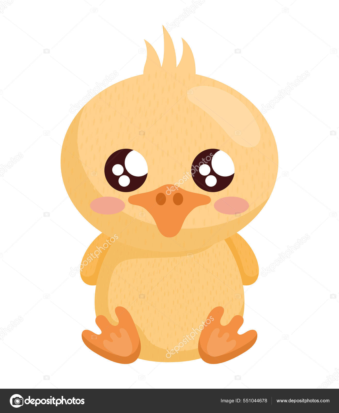 Lindo diseño de pato Vector de stock #551044678 de ©grgroupstock