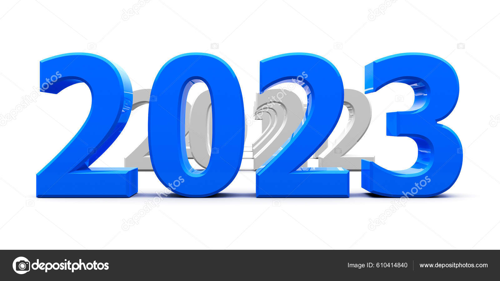 Blue 2023 Come Represents New Year 2023 Three Dimensional Rendering ... Blue 2023 Come Represents New Year 2023 Three Dimensional Rendering ...
