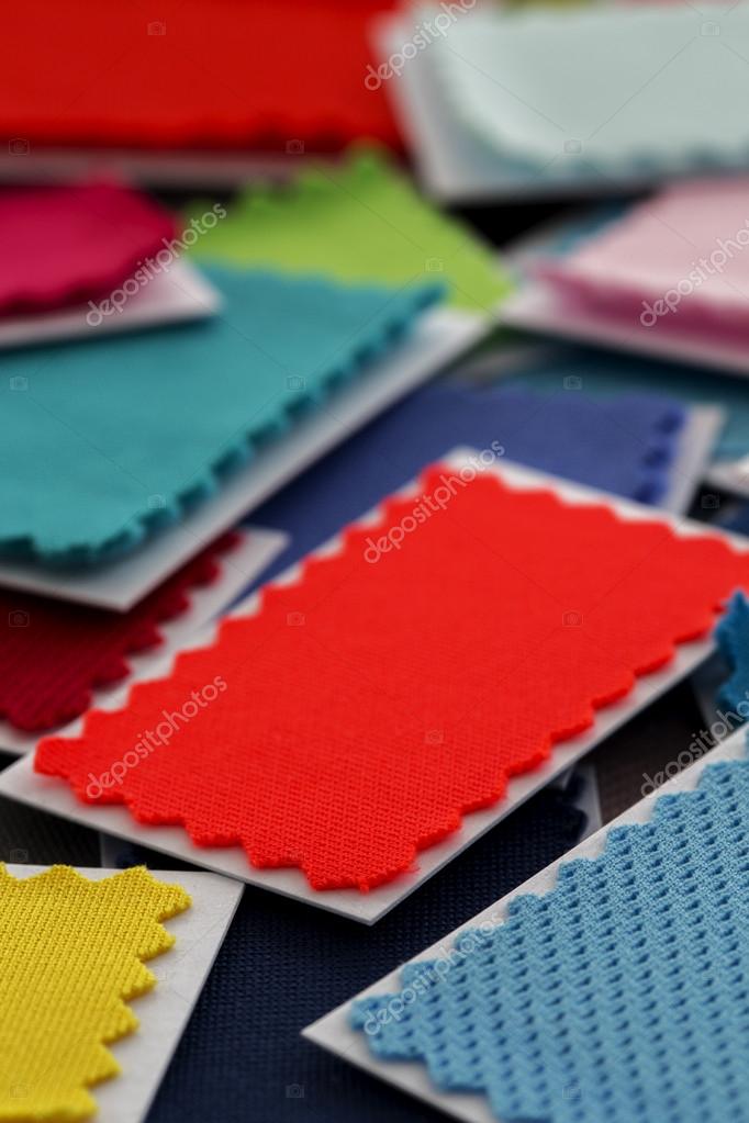 Design, fashion - A fabric samples — Stock Photo © Gorilla #47207969
