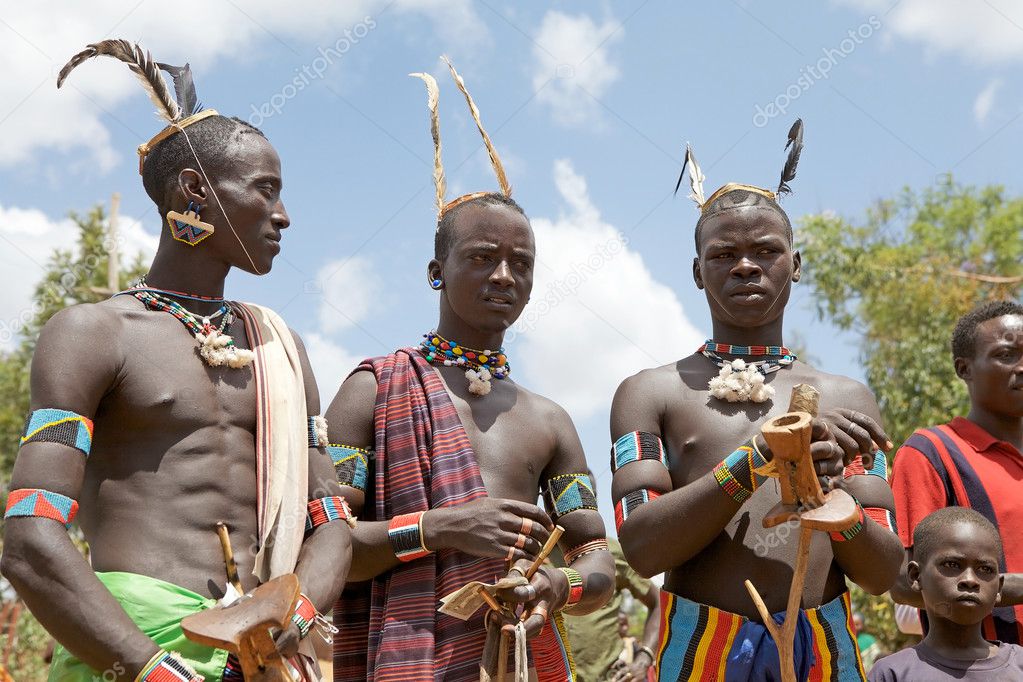African tribal men | African tribal men – Stock Editorial Photo ...