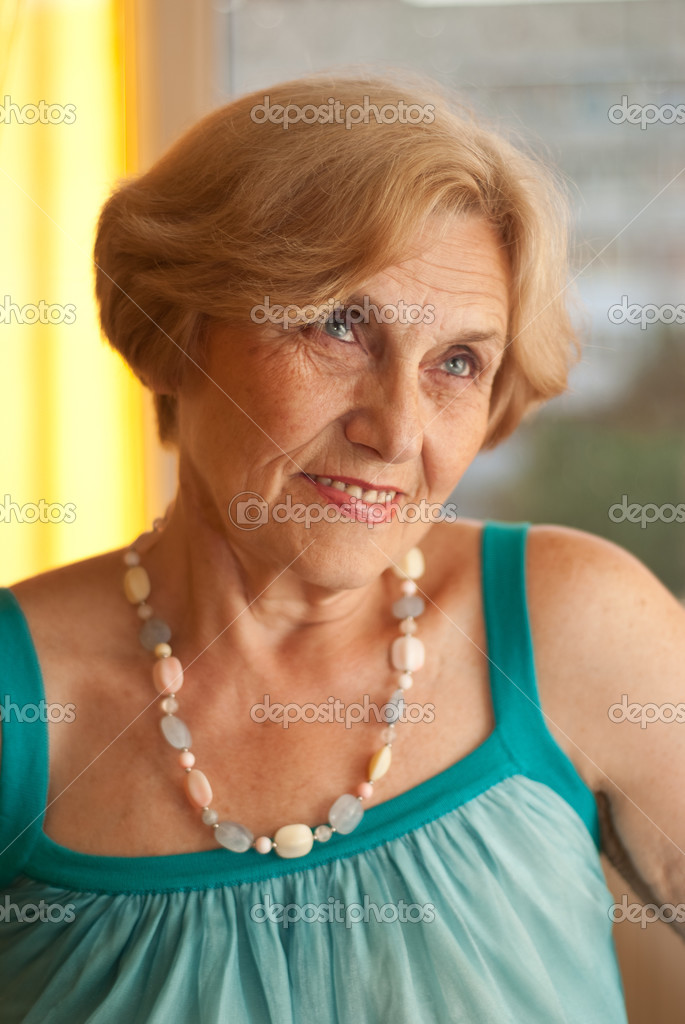 Pretty old woman — Stock Photo © aletia #12828295