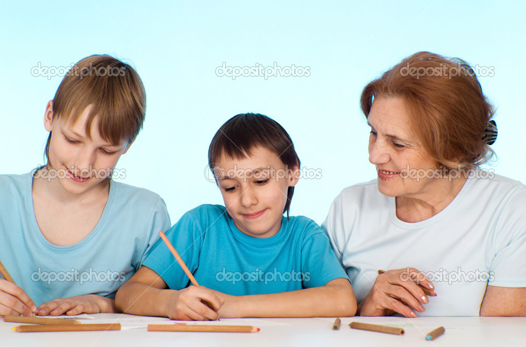 Two different generations of Stock Photo by ©aletia 12888125