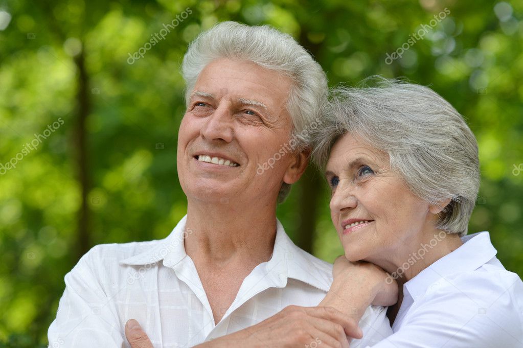 Happy older couple — Stock Photo © aletia #32391551