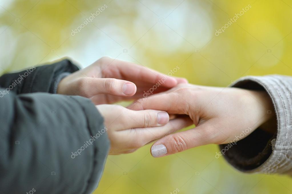 Two hands together Stock Photo by ©aletia 36627491
