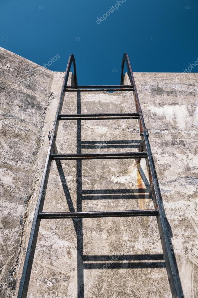 Concrete wall and ladder Stock Photo by ©CCStockMedia 32992437