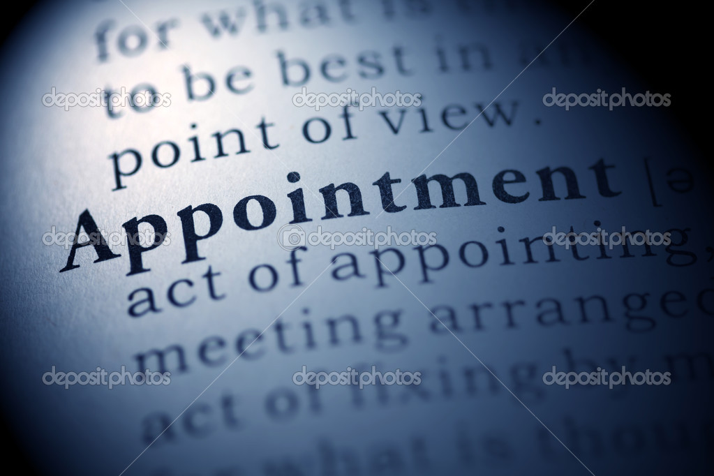 Appointment ⬇ Stock Photo, Image by © Devon #32558841