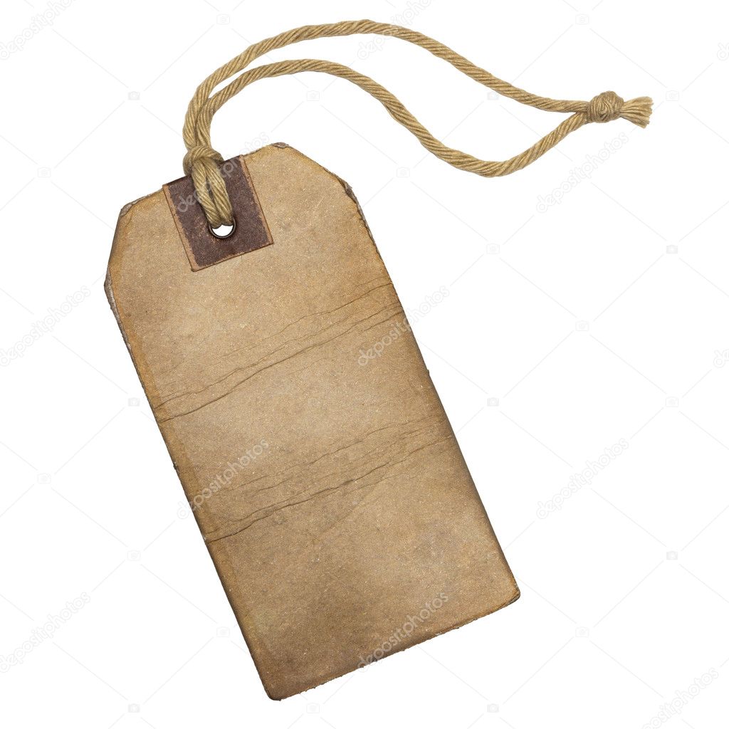 Vintage label with string. Stock Photo by ©jurisam 21240513