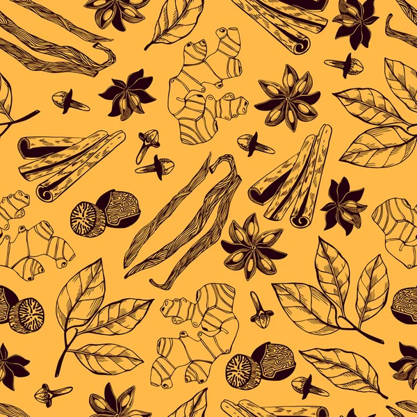 Spices pattern Stock Vector Image by ©OMW #48722023