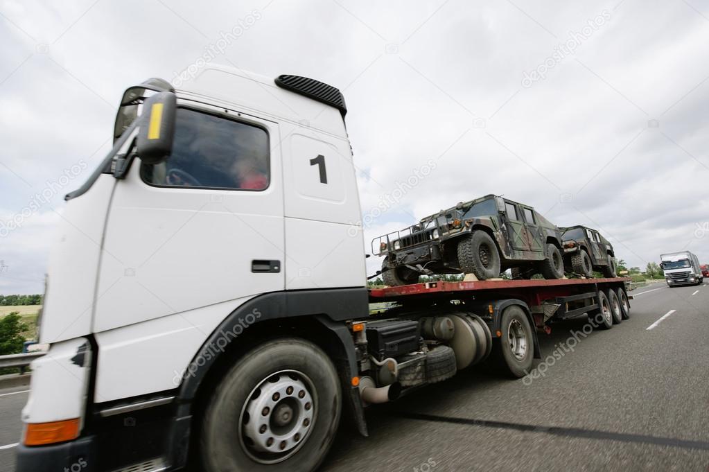 Armored car tiger transportation – Stock Editorial Photo © ifeelstock ...
