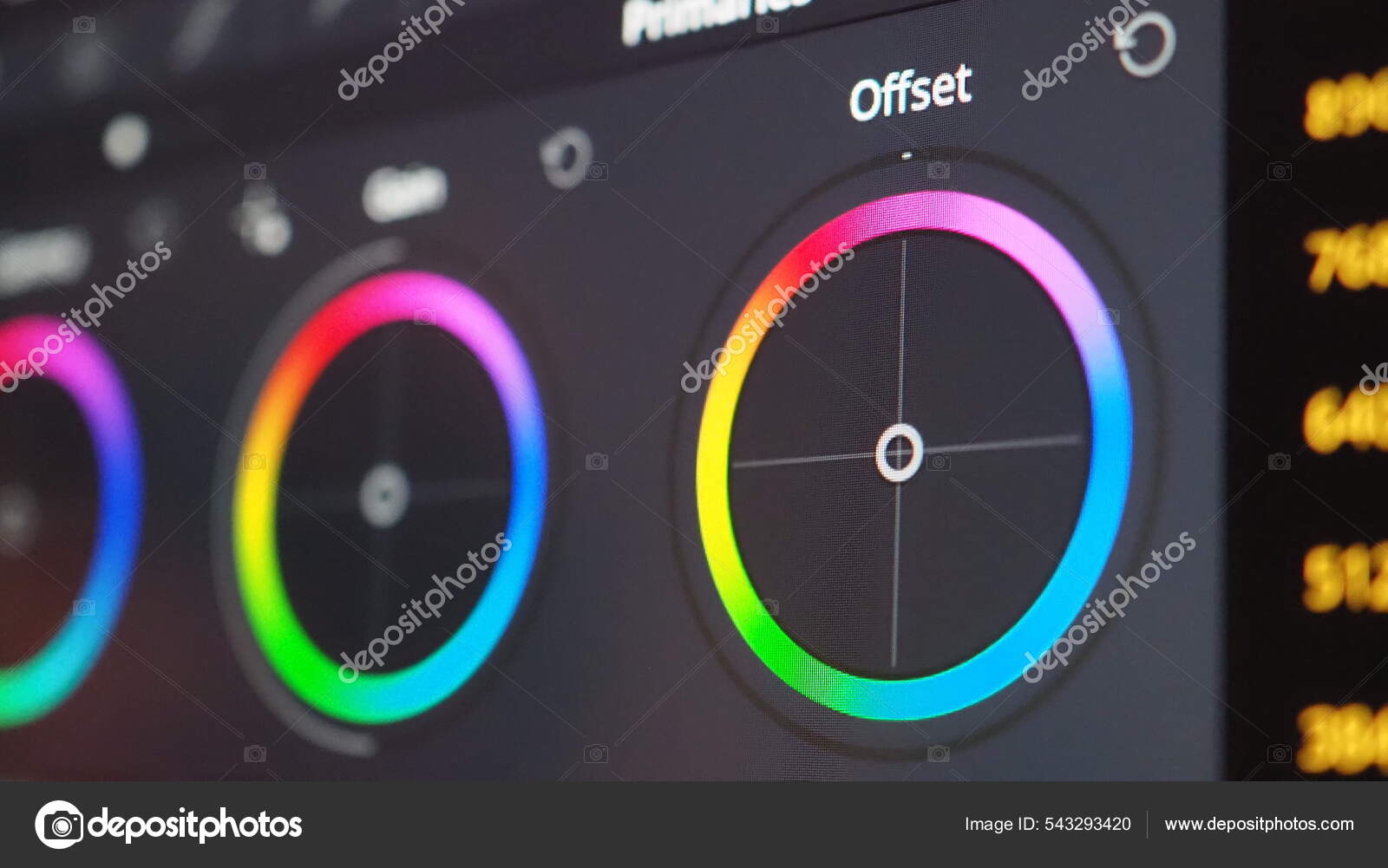 Color Grading Graph Rgb Colour Correction Indicator Monitor Post ...