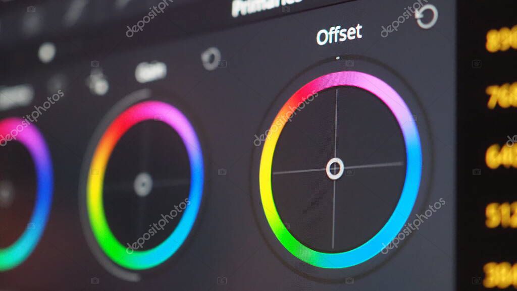 Gráfico de clasificación de color o indicador de corrección de color ...