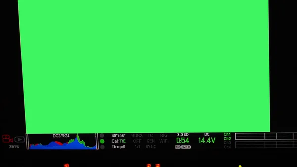 Video recording interface. VDO production recording camera viewfinder ...