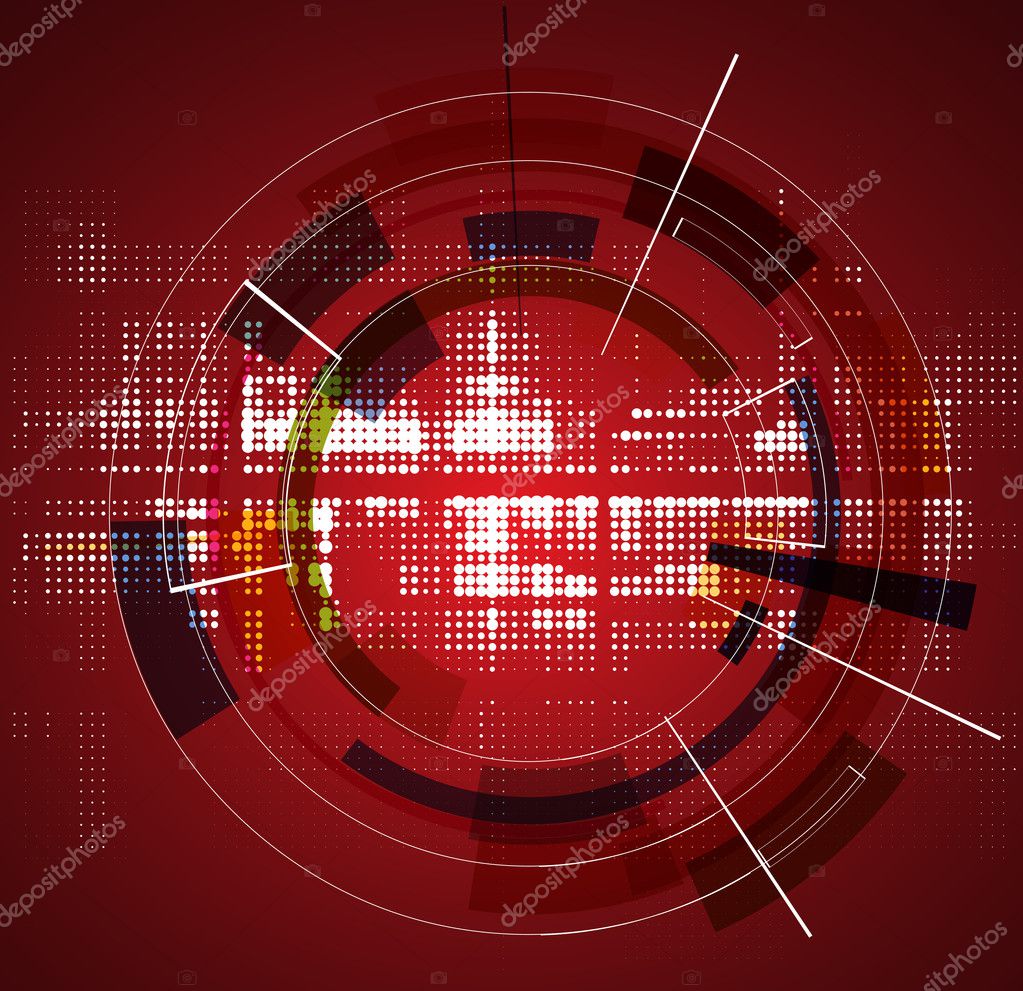 Abstract red futuristic fade technology business background Stock ...