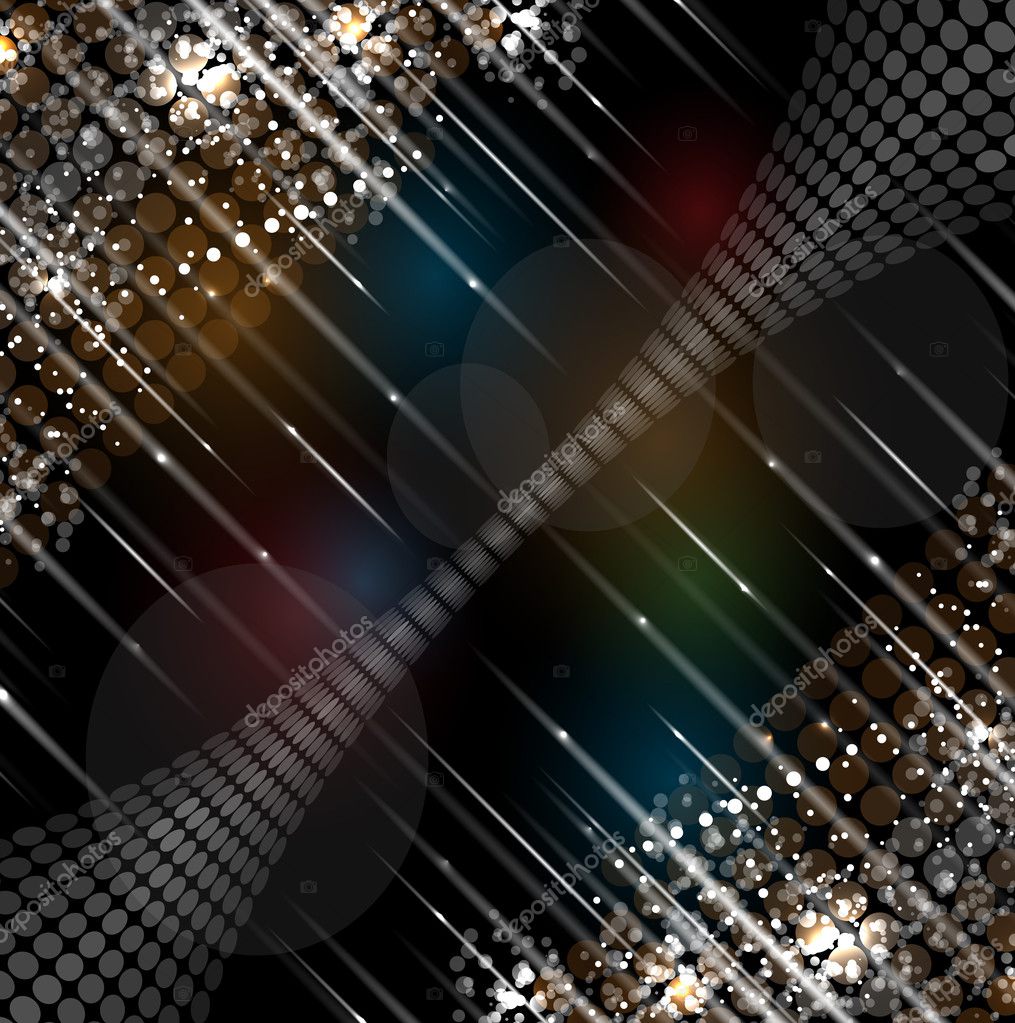 Disco light stars abstract dance background Stock Vector Image by ©vska ...