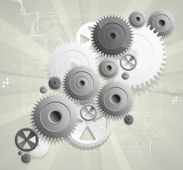 Gears system background Vector Art Stock Images | Depositphotos
