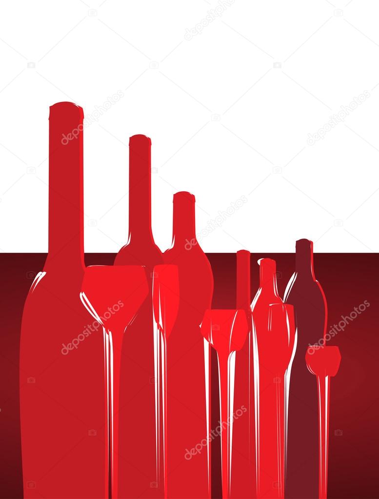 Wine menu card design background Stock Vector Image by ©vska #32614705