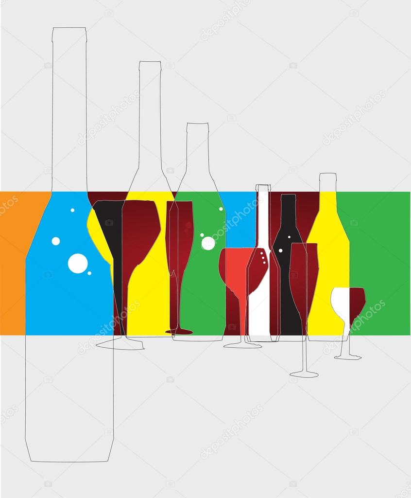 Wine menu card design background Stock Vector by ©vska #32614765