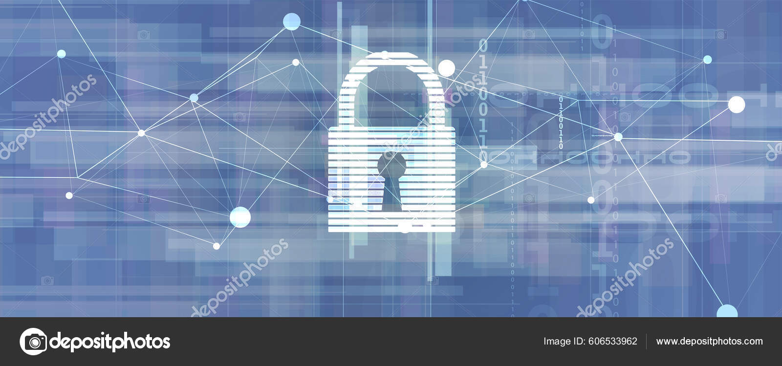 Internet Digital Syber Security Technology Concept Business Background ...