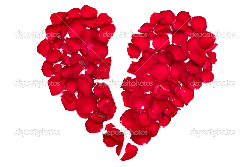 Broken Hearts With Roses