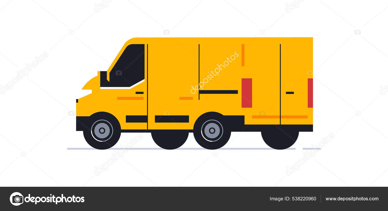 A van for an online home delivery service. Transport for delivery of ...