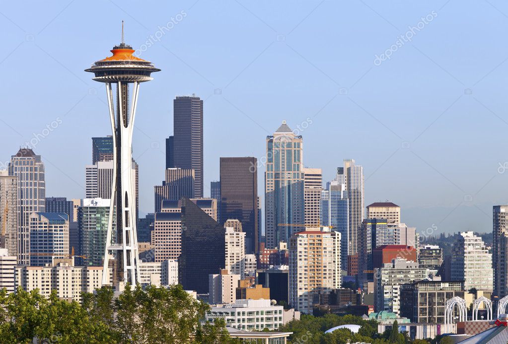 Seattle skyline. – Stock Editorial Photo © Rigucci #23829453