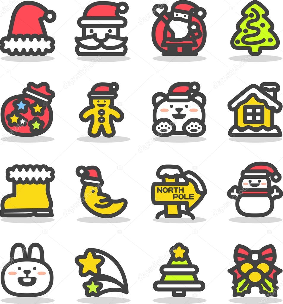 Iconos de Navidad Vector de stock por ©min6939 40867805