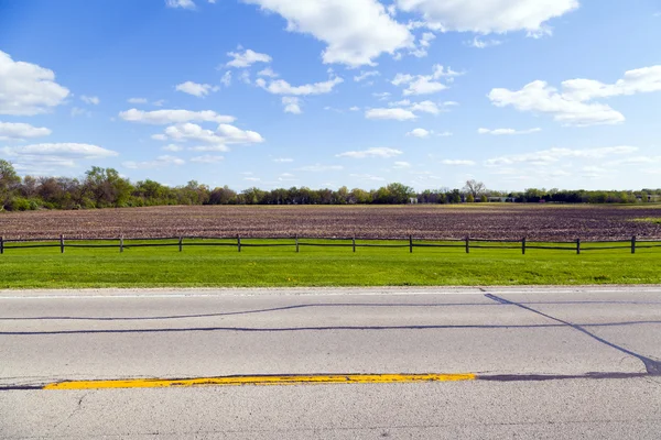 American Country Road Side View — Stock Photo © maxym #31848357
