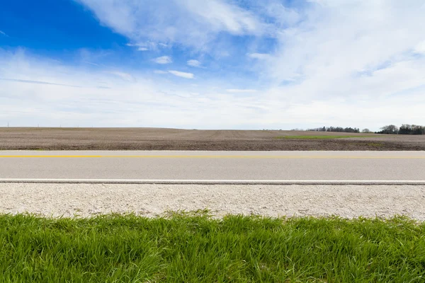 American Country Road Side View Stock Photo by ©maxym 31848331