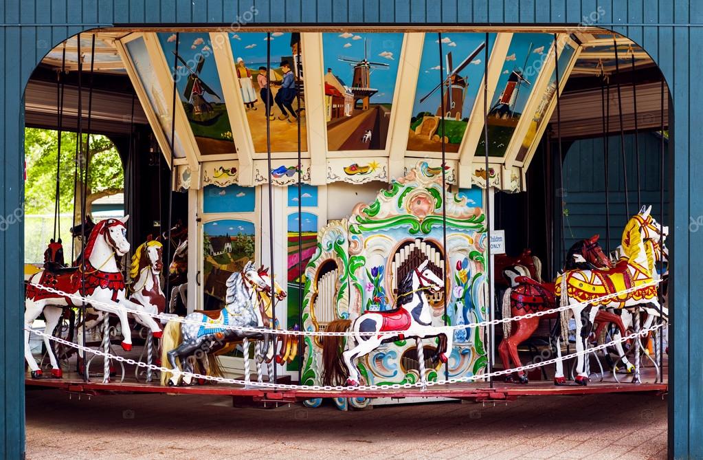 Retro Carousel Stock Photo by ©maxym 29365167