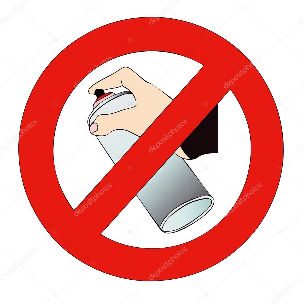 No escribir en las paredes — Archivo Imágenes Vectoriales © francofox ...