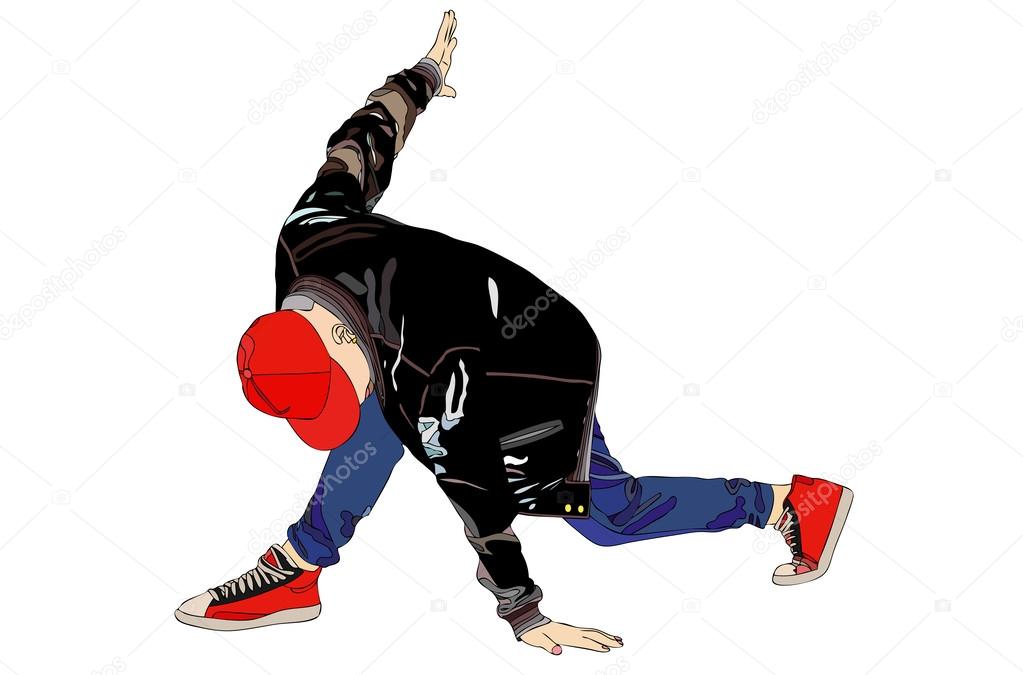 Street dance — Stock Vector © francofox #28098757