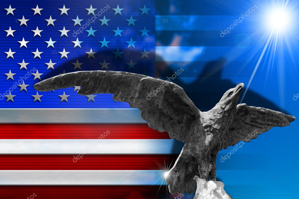 Patriotic Symbols of the USA Stock Photo by ©catalby 47044627