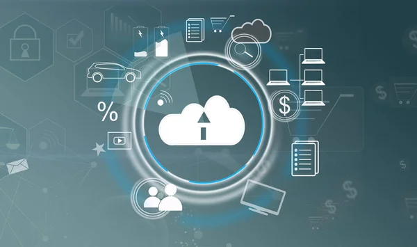 channel technology of online retail business. Multichannel marketing on ...